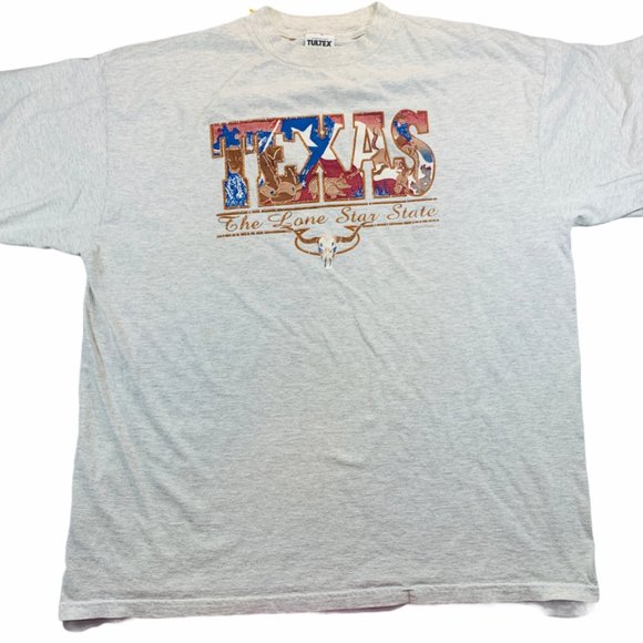 Tultex | Shirts | Vintage Tultex Texas Lone Star State Vintage Shirt ...